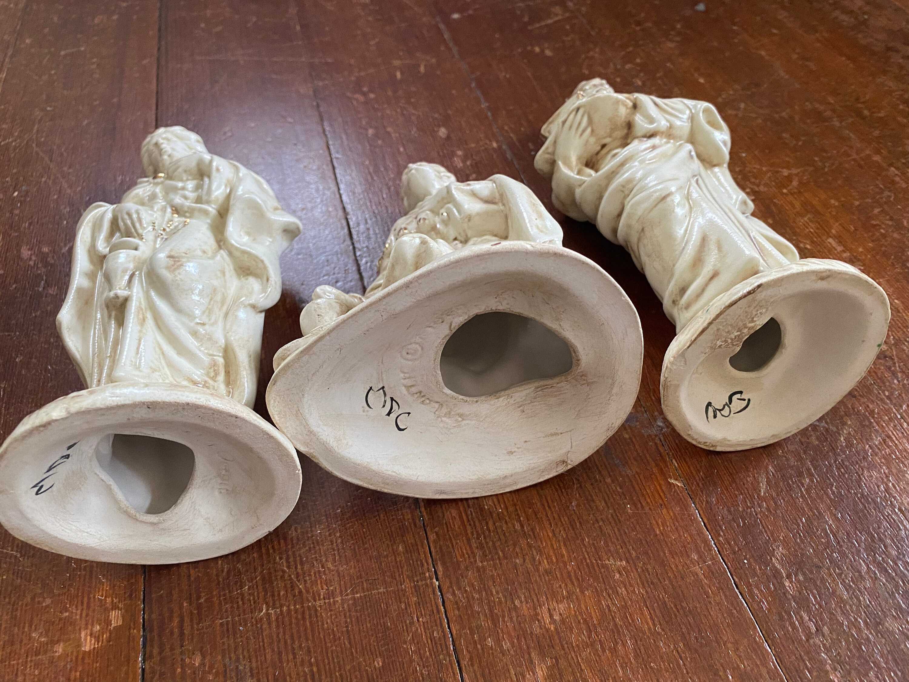Vintage Nativity 15 Piece Ceramic Set Atlantic Mold 1960s Christmas ...
