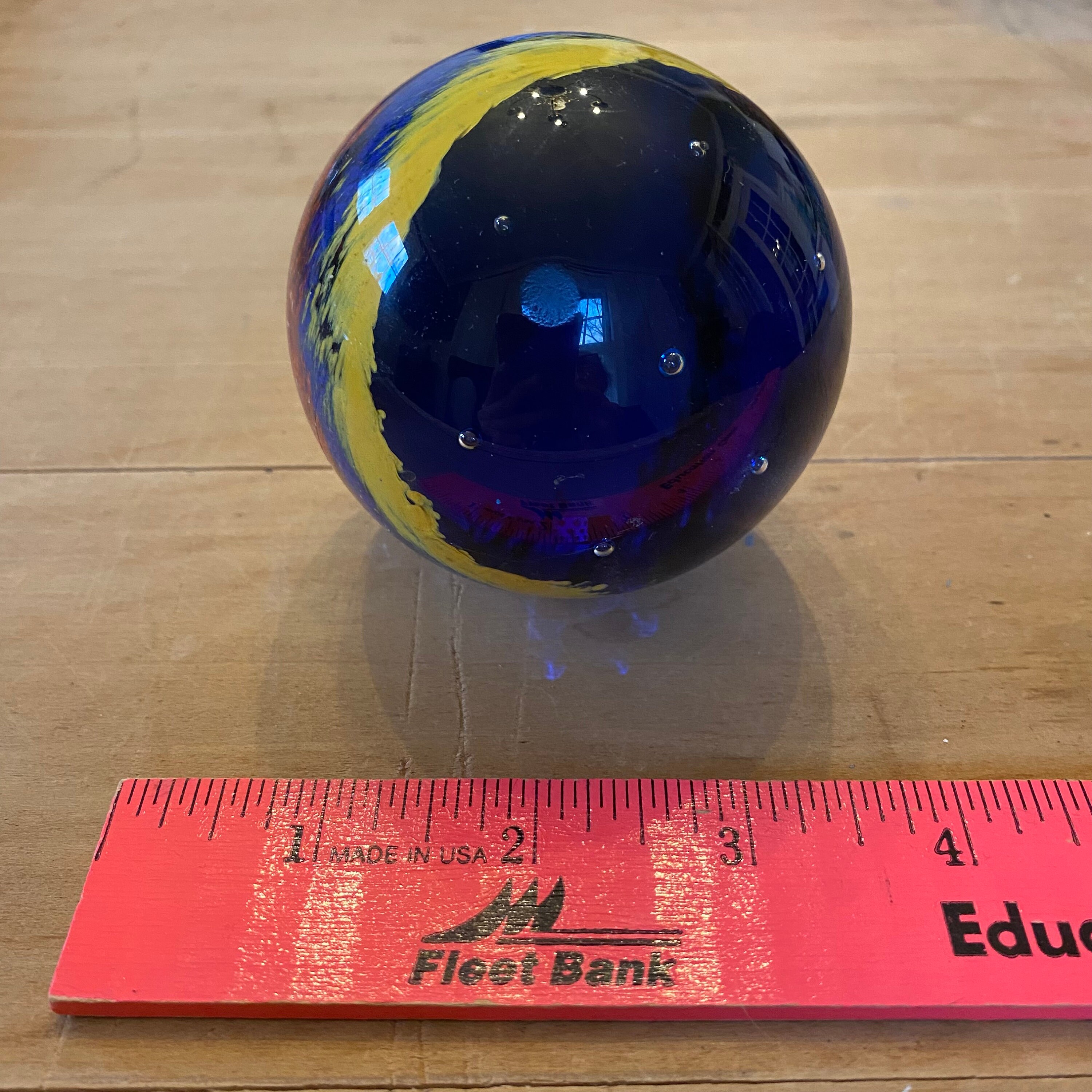 Glass Paperweight Primary Colors Decorative Ball - Etsy