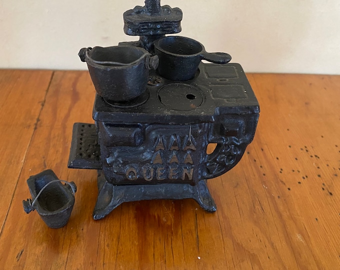 Mini Vintage Cast Iron Stove. “princess”. Salesman Mini Model Display ...