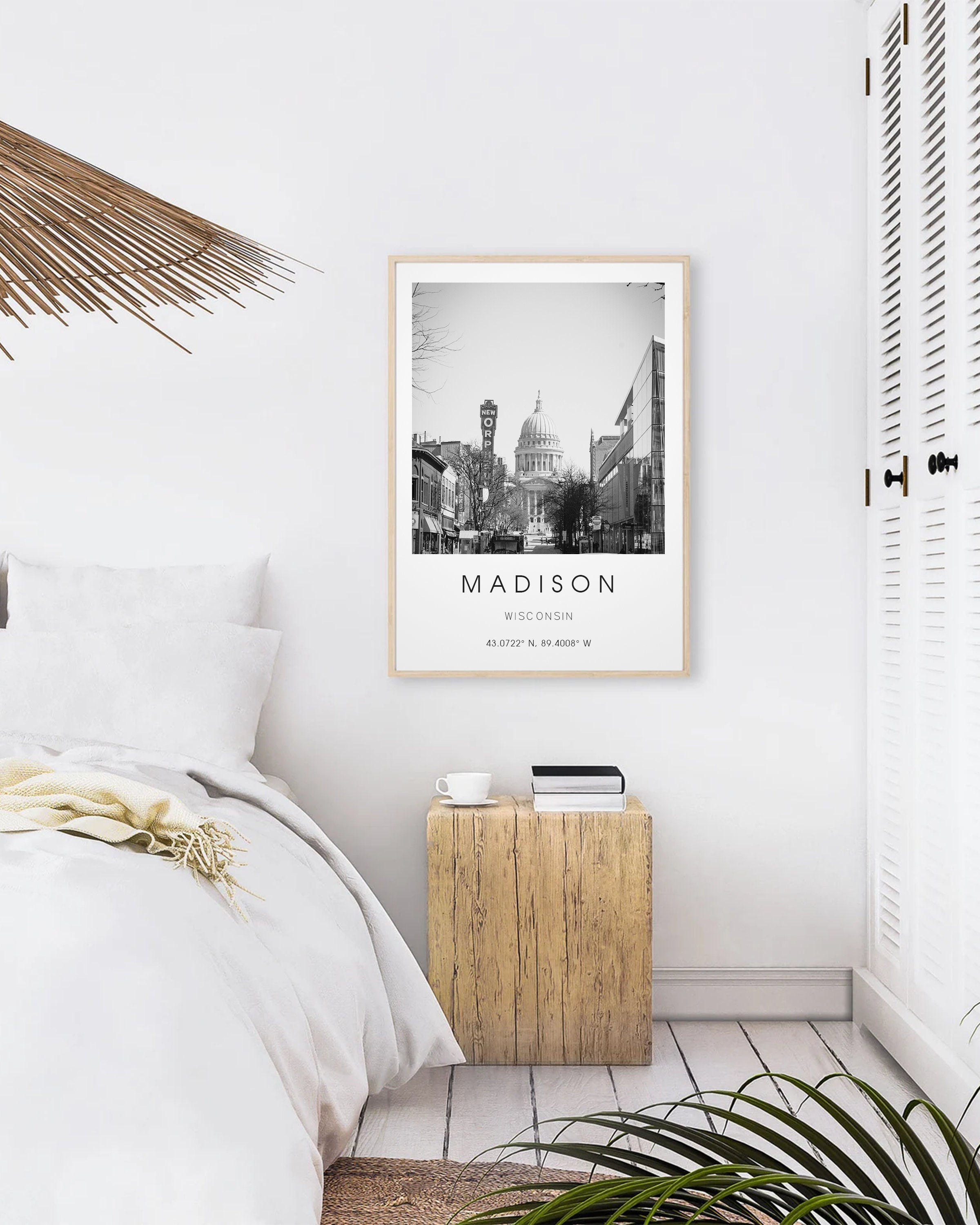 Madison, Wisconsin Poster Print, Digital Download, Wall Art, Madison ...