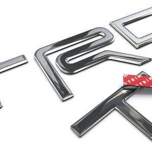 3D Domed TRD Skid Plate Letter Inserts: Tacoma & 4runner (2016-2023 ...