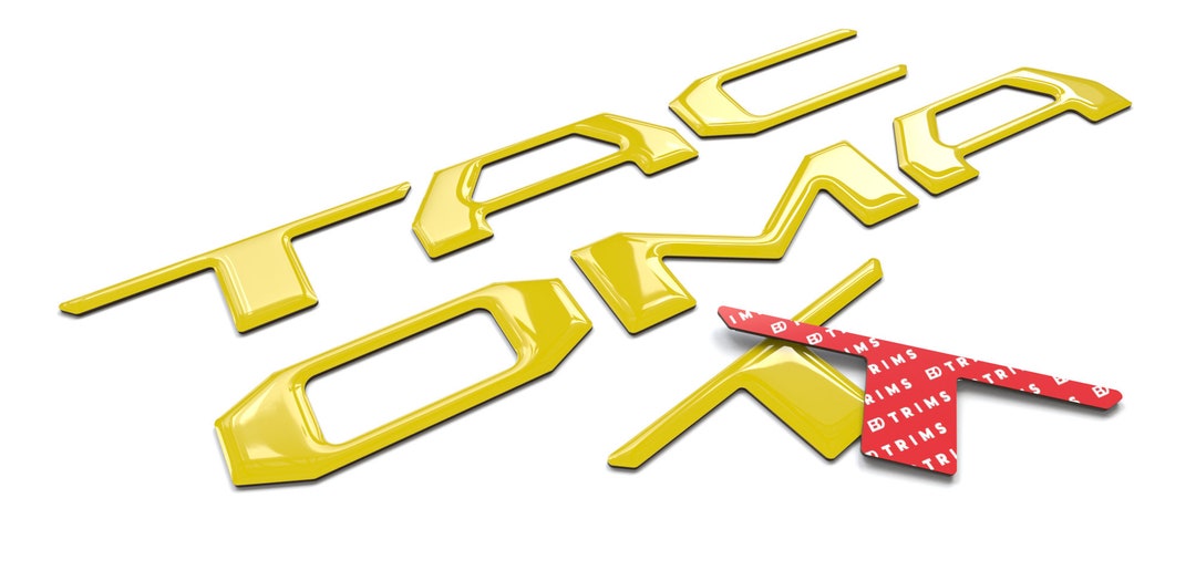 Tacoma Tailgate Letter Inserts: 3D Domed Decals (2024-2025) - Etsy