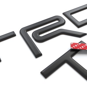 3D Domed TRD Skid Plate Letter Inserts: Tacoma & 4runner (2016-2023 ...