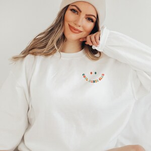 Smiley Face Cool Aunts Club Sweatshirt, Cool Aunt Sweatshirt, Aunt ...