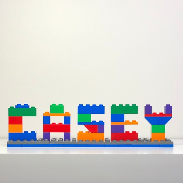 Legos Name Sign - Etsy