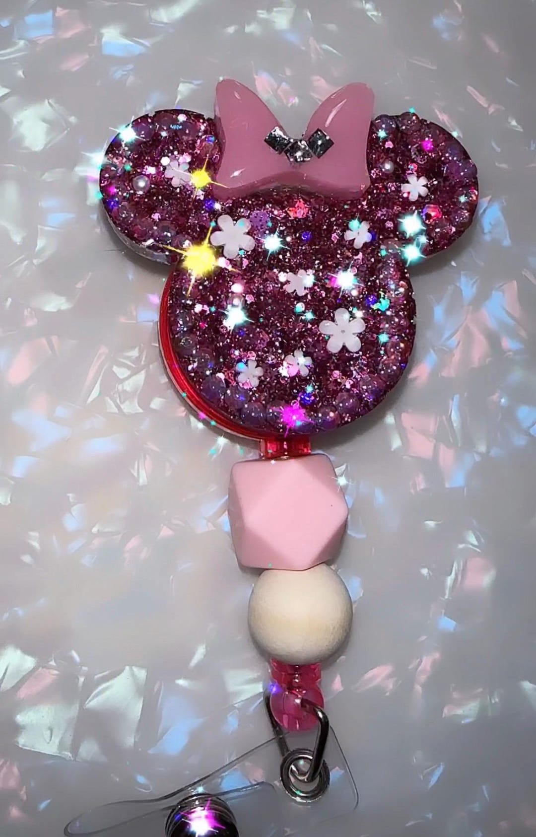 Minnie Mouse Badge Reel - Etsy