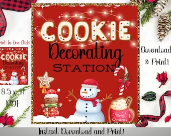 Cookie Station Sign - Etsy