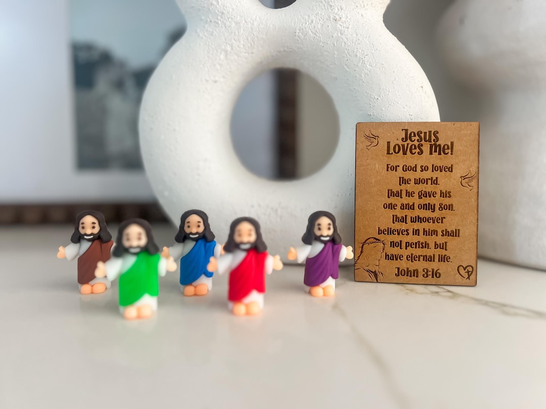 DIGITAL FILE, Mini Jesus Tag, Jesus Loves Me, Inspirational Gift ...