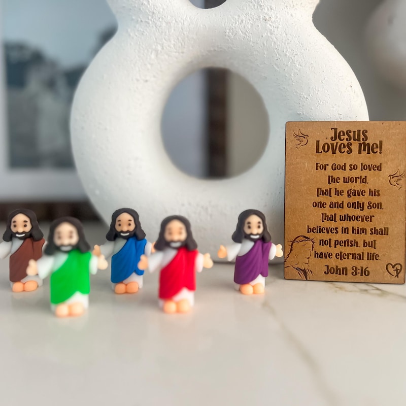 Mini Jesus Figurine - Etsy