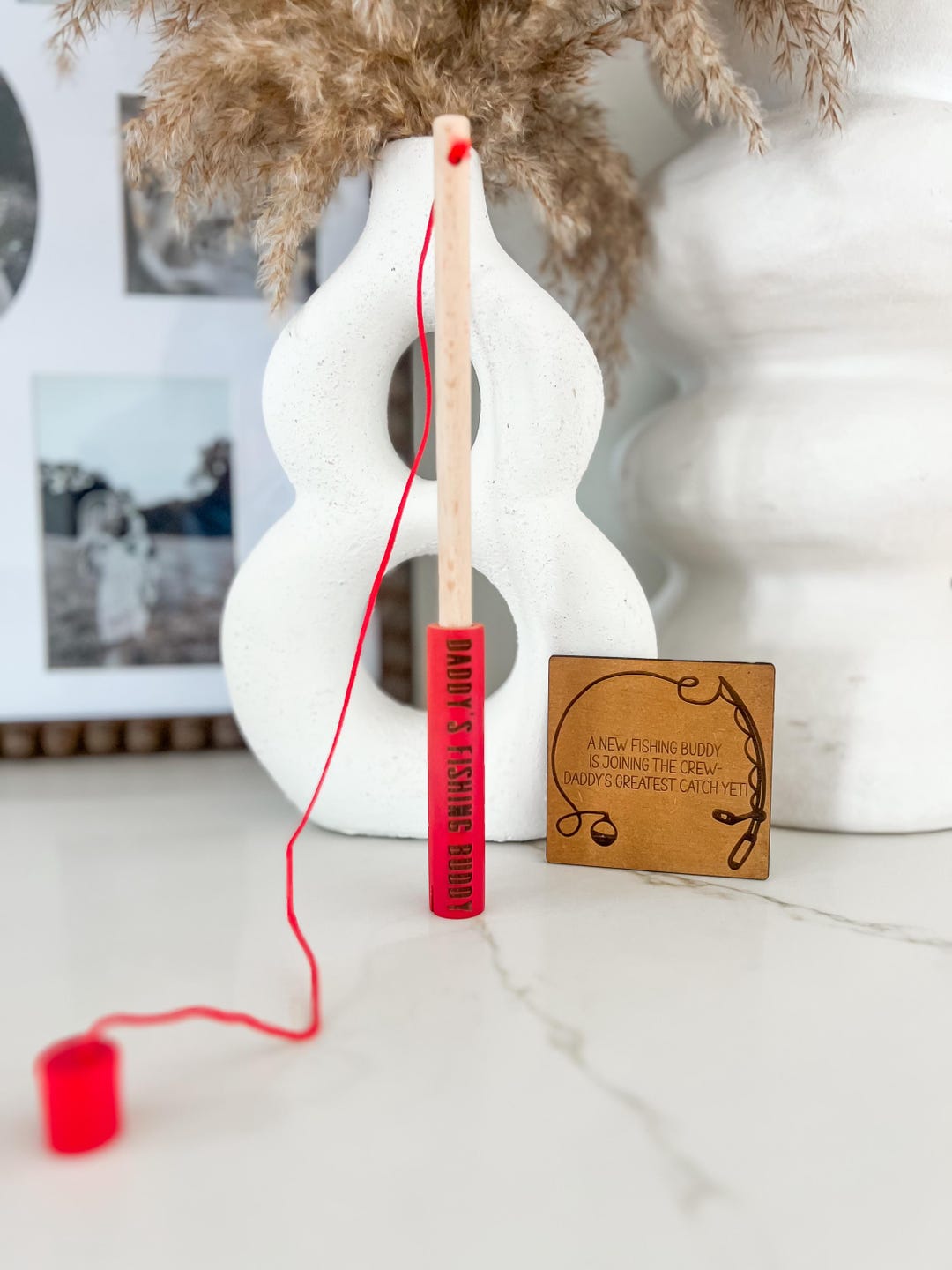 Daddy’s Fishing Buddy, Fishing Pole, Child Photo Prop, Fishing Pole for ...
