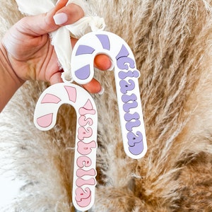 Candy Cane Tag, Stocking Tag, Candy Canes, Name Tags, Christmas Tags ...