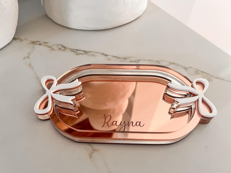 Mirror Jewelry Tray SVG File: Laser Cut Catch-all (digital Download) - Etsy