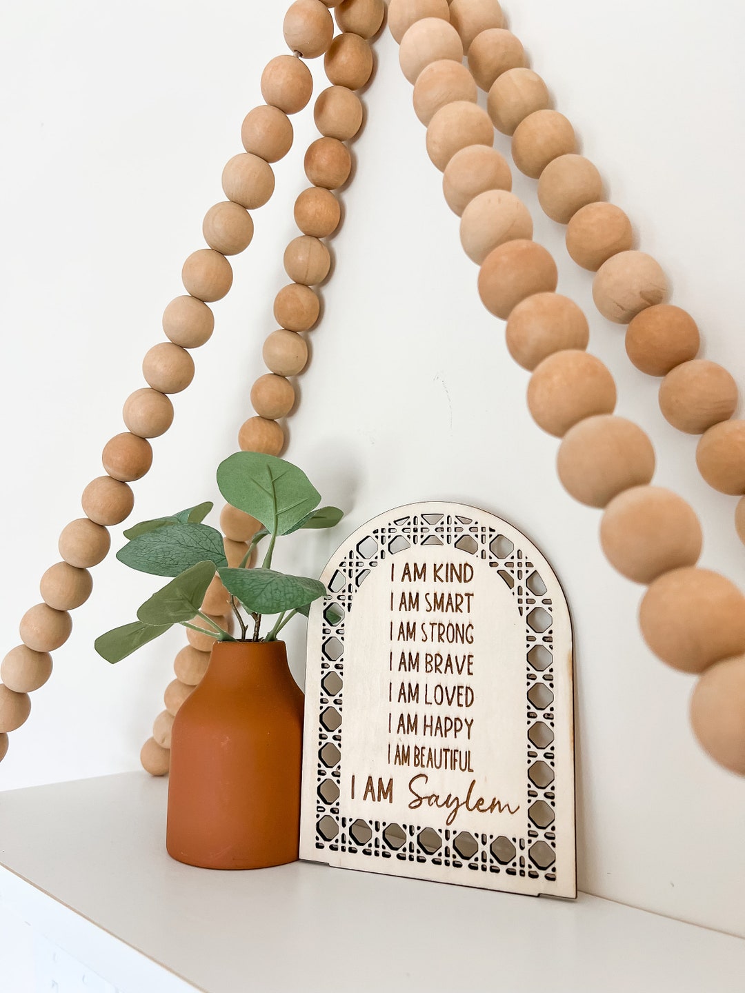 Affirmation Sign Boho Affirmation Sign Boho Nursery Decor - Etsy