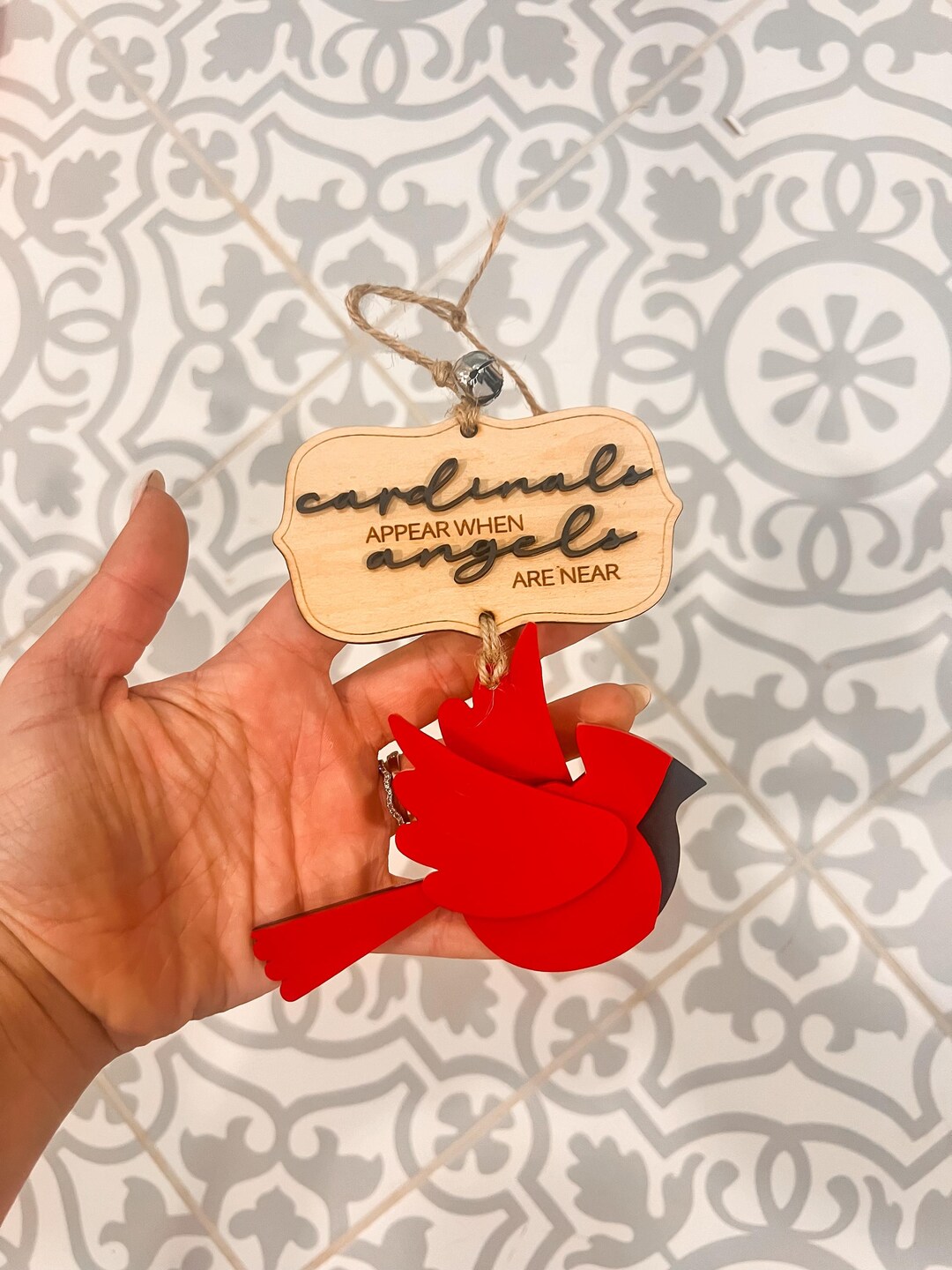 Cardinal Christmas Ornament, Lost Loved One, Remembrance Ornament ...