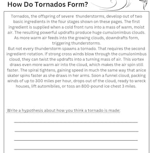 Science Lesson: How Do Tornados Form? - Etsy