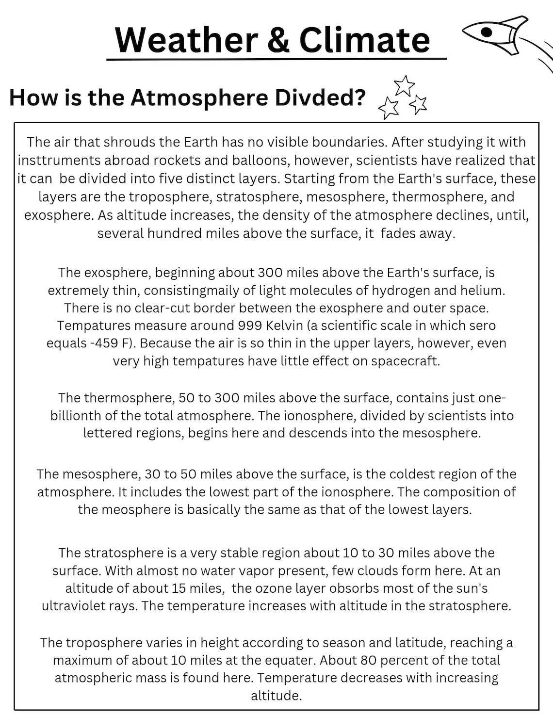 Science Lesson: Weather and Climate (bundle #1/2) - Etsy