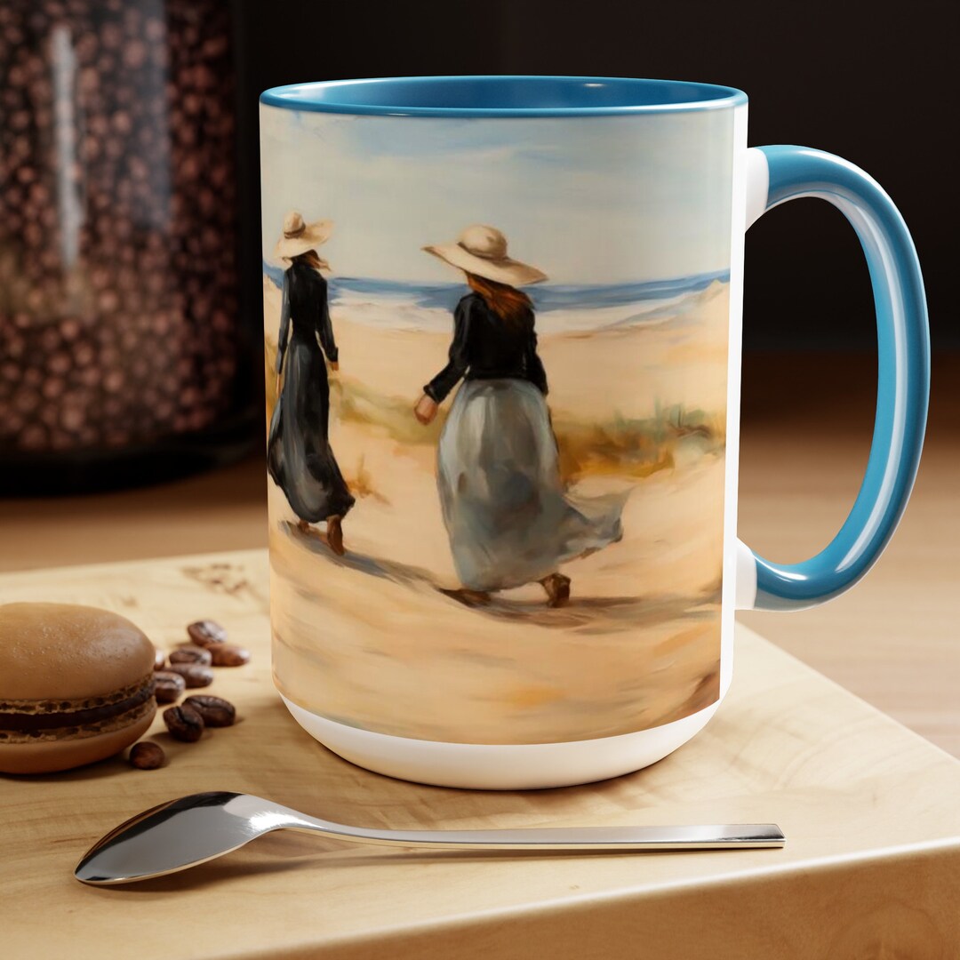 Coastal Grandma Mug, 15oz, Blue Mug, Art Mug, Coastal Cowgirl, Coastal ...