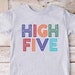 High Five Shirt,fifth Birthday Shirt, Kids Birthday Shirt,5th Birthday ...