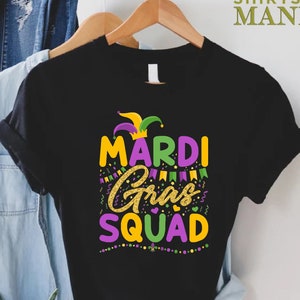 Mardi Gras Squad Shirt, Mardi Gras Festival Shirt, Mardi Gras Matching ...