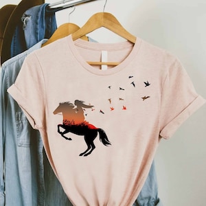 Horse Shirt for Women, Girls Horse Shirt, Horse Lover Gift, Horse Rider ...
