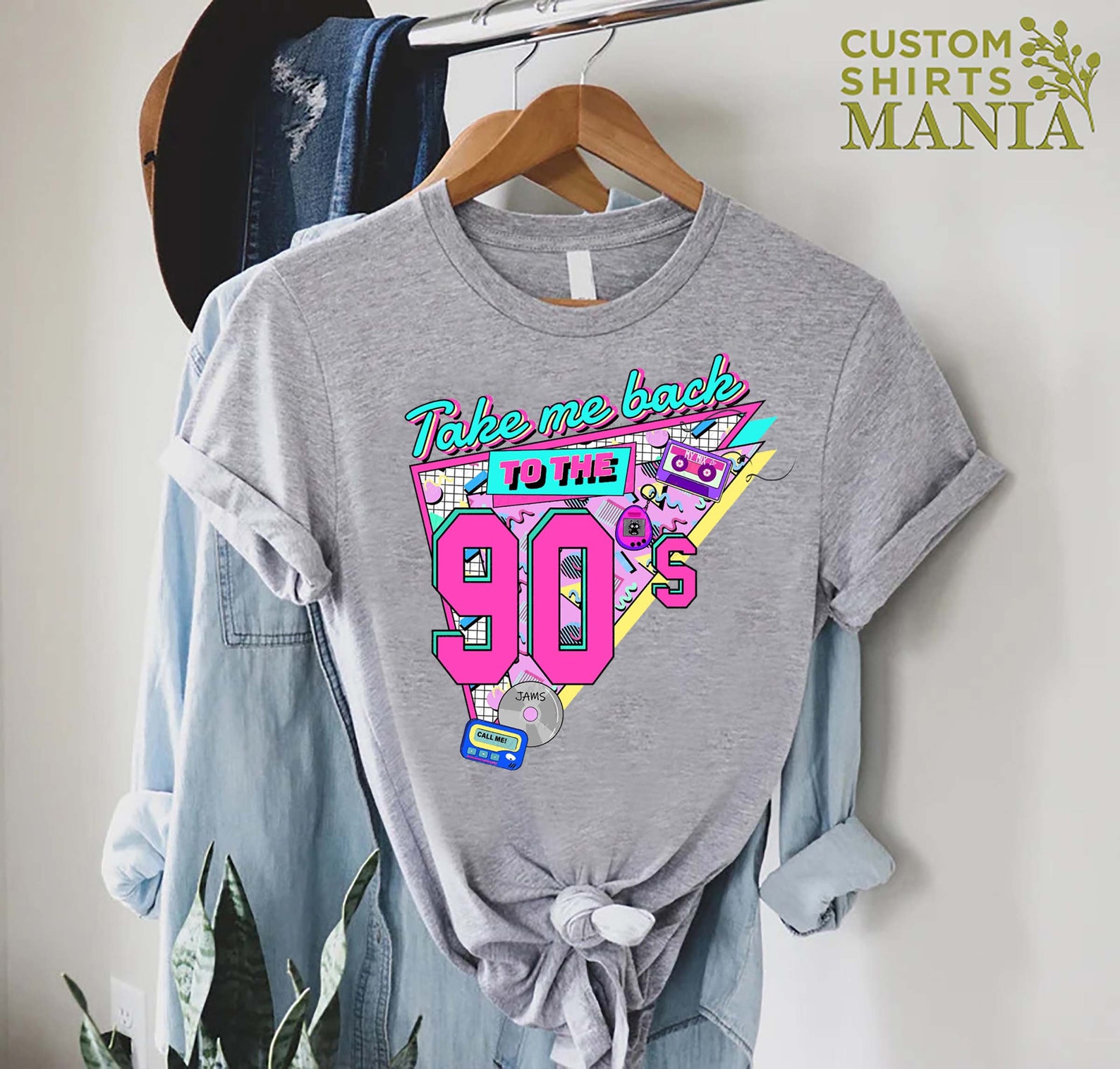 Take Me Back to the 90's Shirt, Retro 90s Gift Shirt, 90s Party Outfit ...