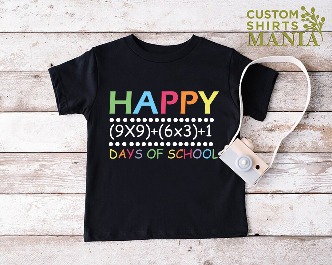 Math Formula 100 Days of School Shirt, Teacher Shirt, Student Shirt ...