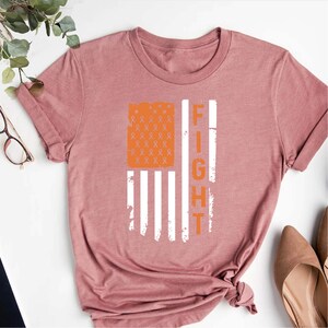 Leukemia Cancer Flag Shirt,leukemia Fight Tee,independence Day Shirt ...