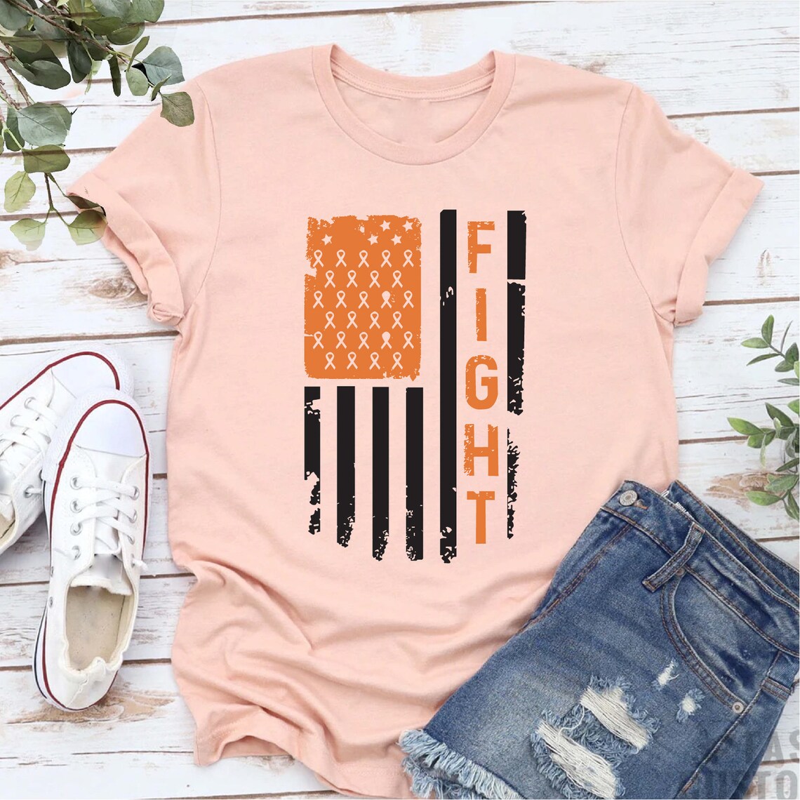 Leukemia Cancer Flag Shirt,leukemia Fight Tee,independence Day Shirt ...
