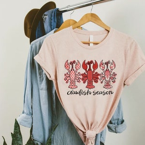 Crawfish Season T-shirt, Crawfish T-shirt, Crawfish Lover Gift, Womens ...