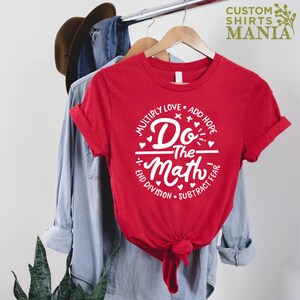 Funny Math Shirt, Math Teacher Gift, Math Teacher Shirt, Multiply Love ...