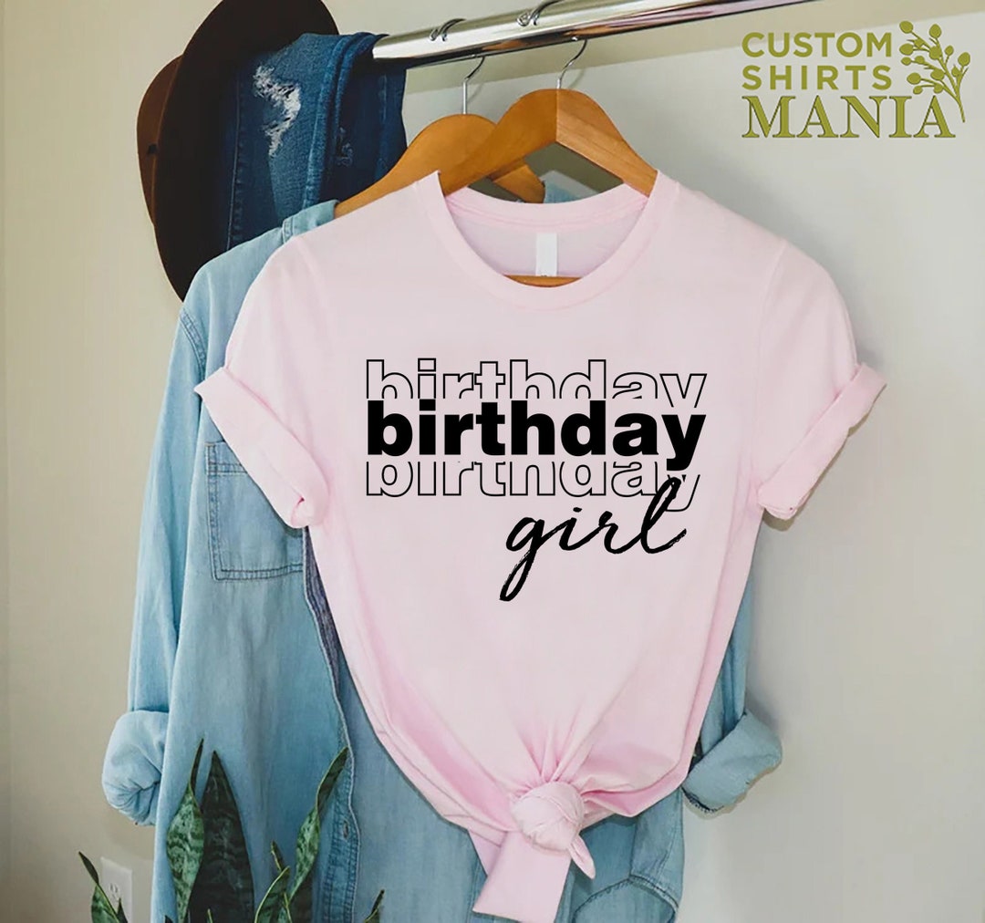 Girls Birthday Shirt, Birthday Party Shirt, Birthday Girl Shirt ...