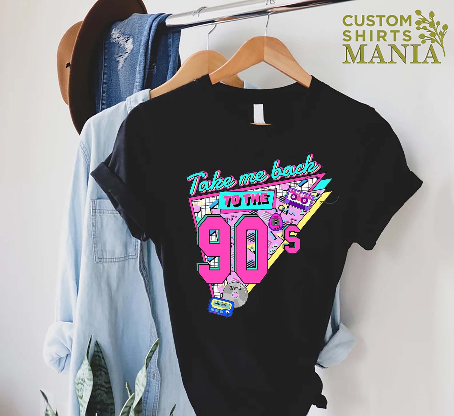 Take Me Back to the 90's Shirt, Retro 90s Gift Shirt, 90s Party Outfit ...