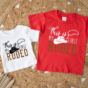 Rodeo Shirt for Kids, Rodeo Baby T-shirt, Kids Cowboy Shirt, This is My ...
