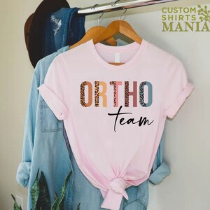 Ortho Team Nurse T-shirt, Ortho Squad Shirt, Gift for Ortho Nurse ...