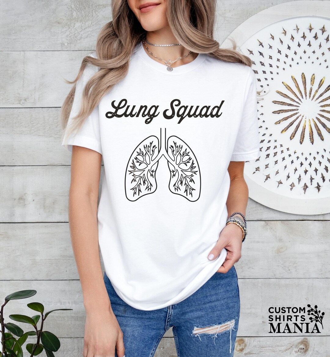 Lung Anotomy Lung Squad Shirt, Respiratory Nurse Shirt, Lung Threapist ...