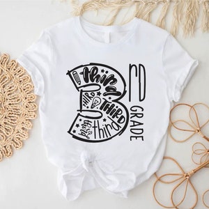 3rd Grade T-shirt, Third Grade Teacher Shirt, 3rd Grade Gift, Back to ...