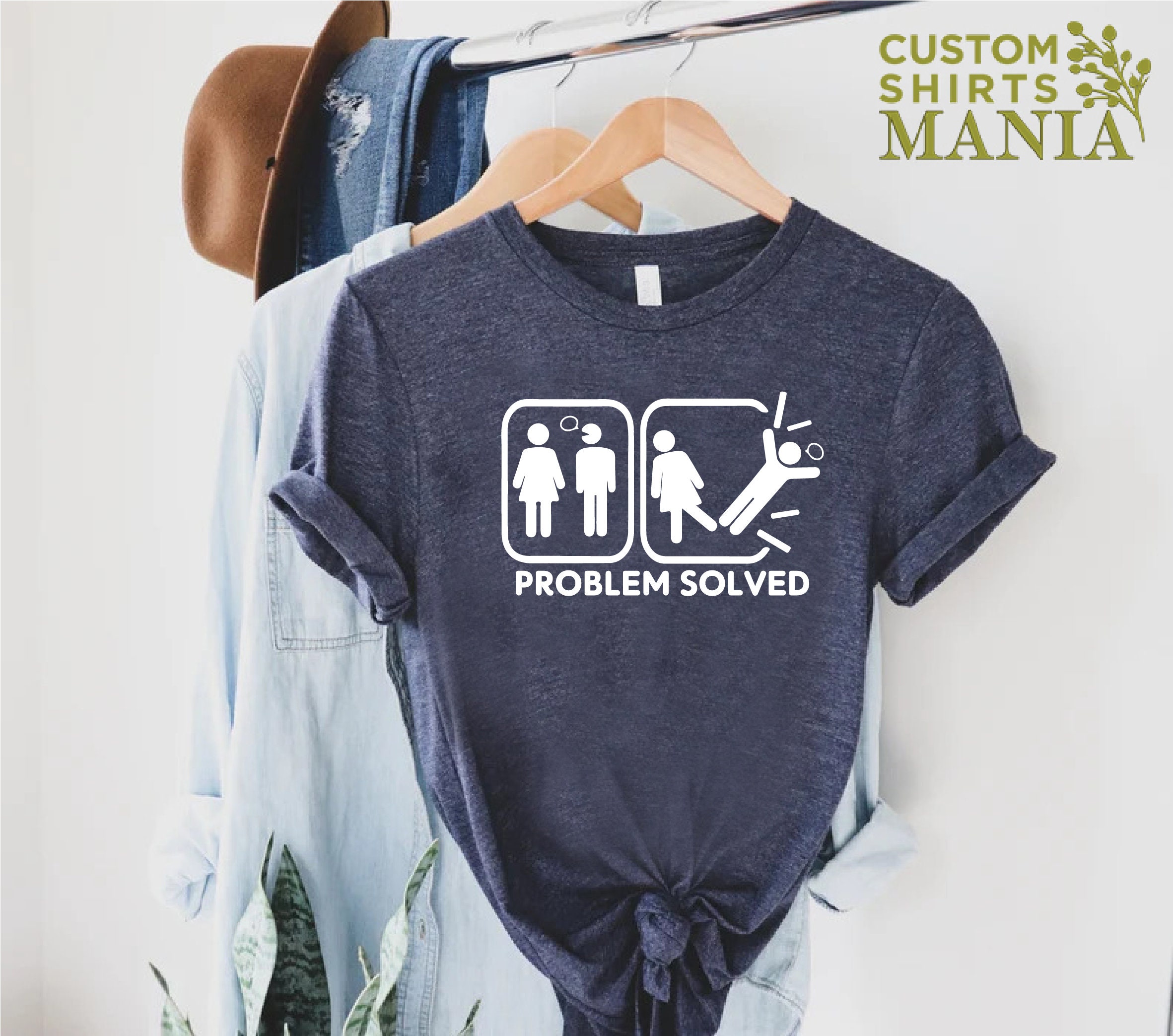 Problem Solved Shirt, Newly Divorced Shirt, Funny Divorce Shirt ...