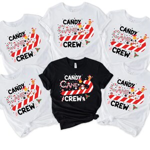 Candy Cane Crew Shirt,christmas Matching Shirt,christmas Candy Shirt ...
