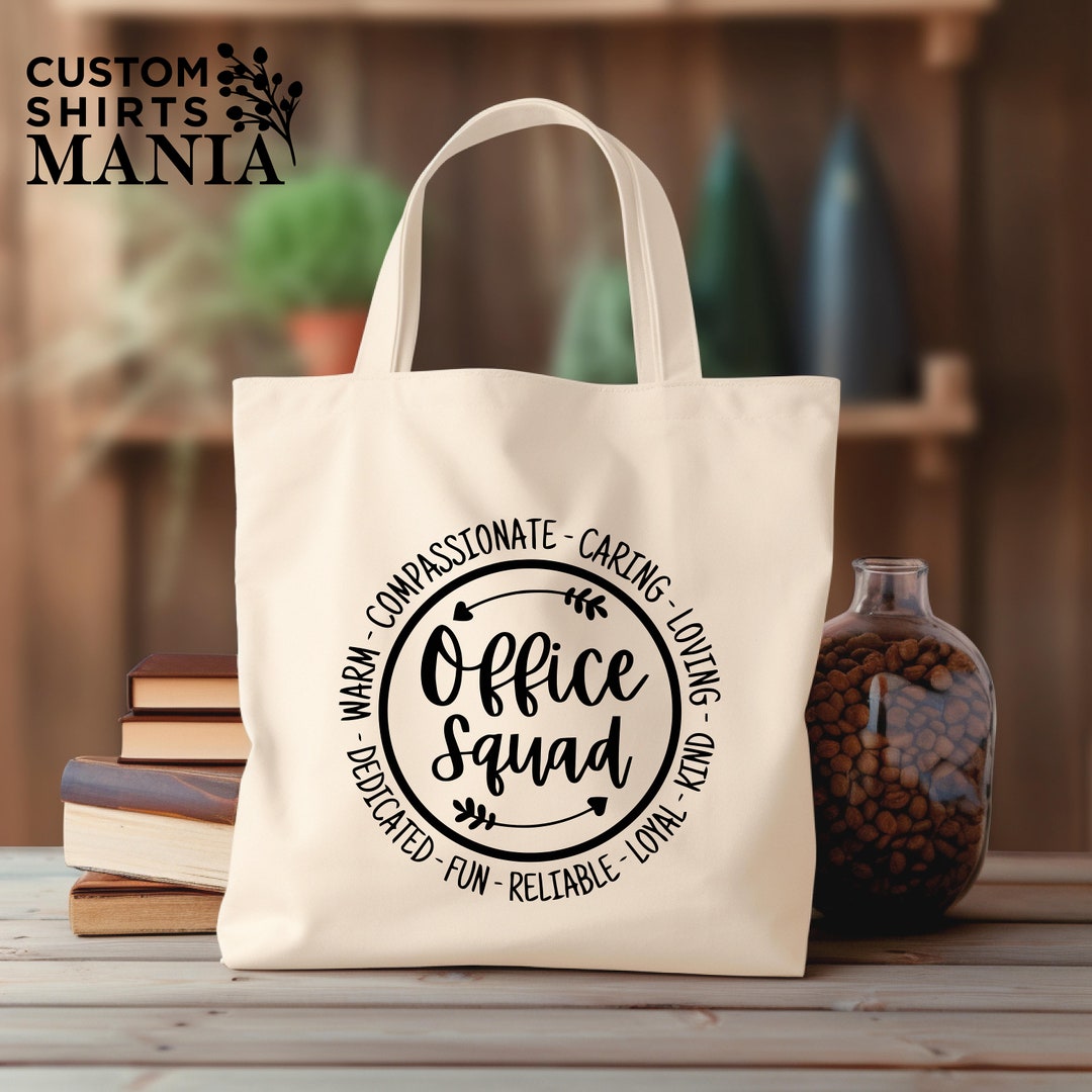 Office Squad Tote Bag, Squad Goals, Office Squad Bags, Office Staff ...
