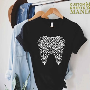 Dental Tooth Shirt, Dentist Gift, Dentist Shirt, Dental Hygienist Shirt ...