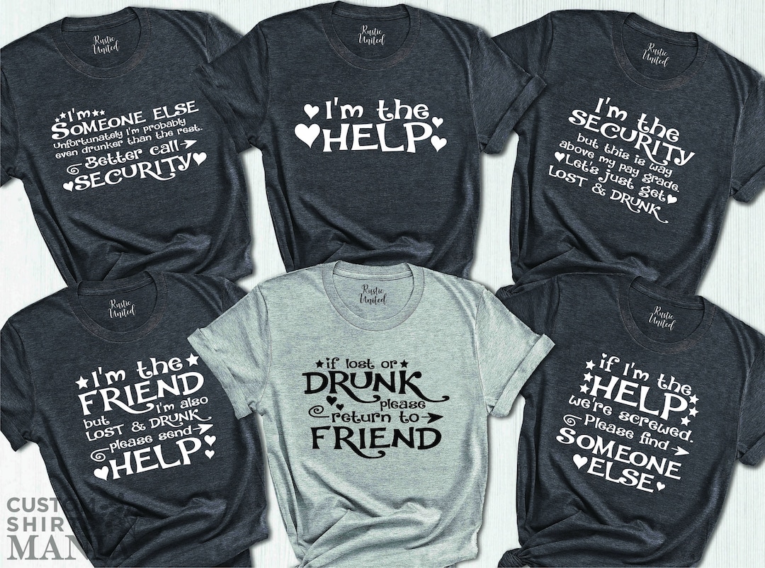 Drinking Tshirt, Funny Drunk Friends Shirts, Matching Group Shirt,girls ...