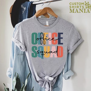 Office Squad T-shirt,office Team Shirt,office Crew,office Staff ...