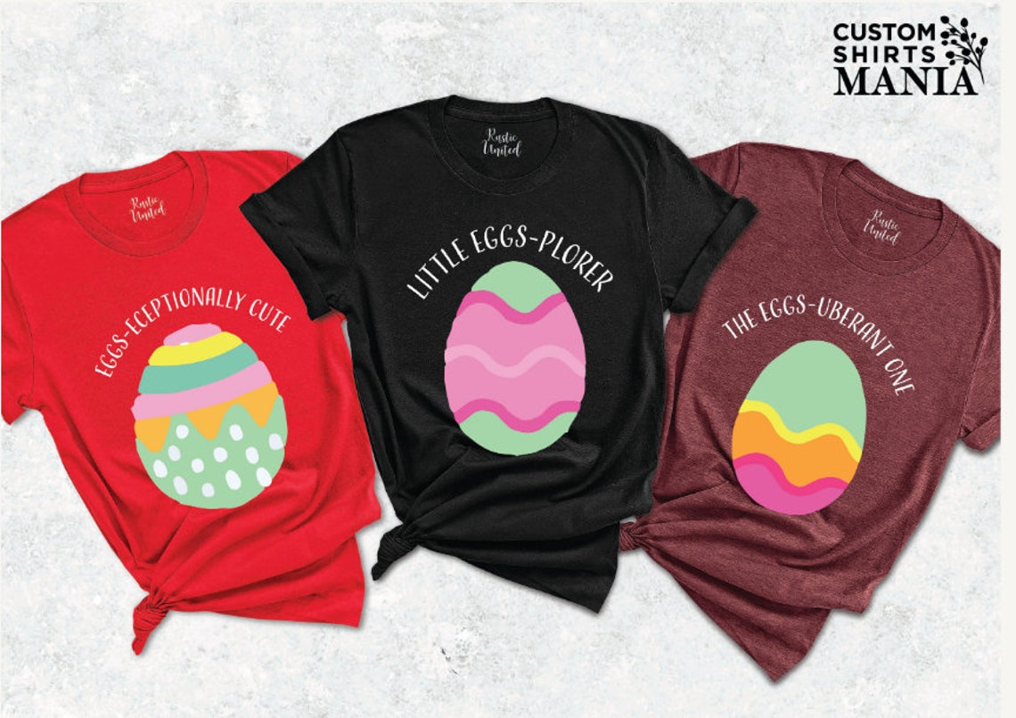 Family Easter Shirts, Easter Matching Eggs Shirts,funny Easter Family ...