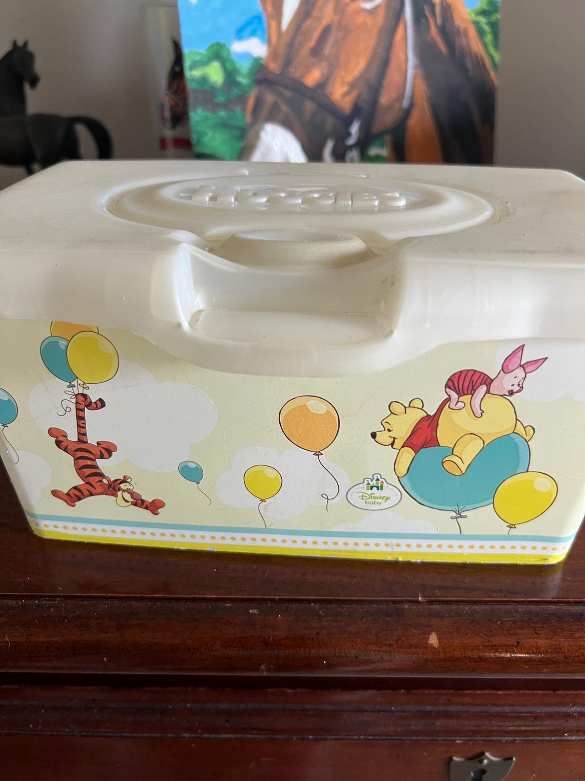 Huggies Baby Wipes EMPTY Pop up Container Tub Winnie Pooh Piglet ...