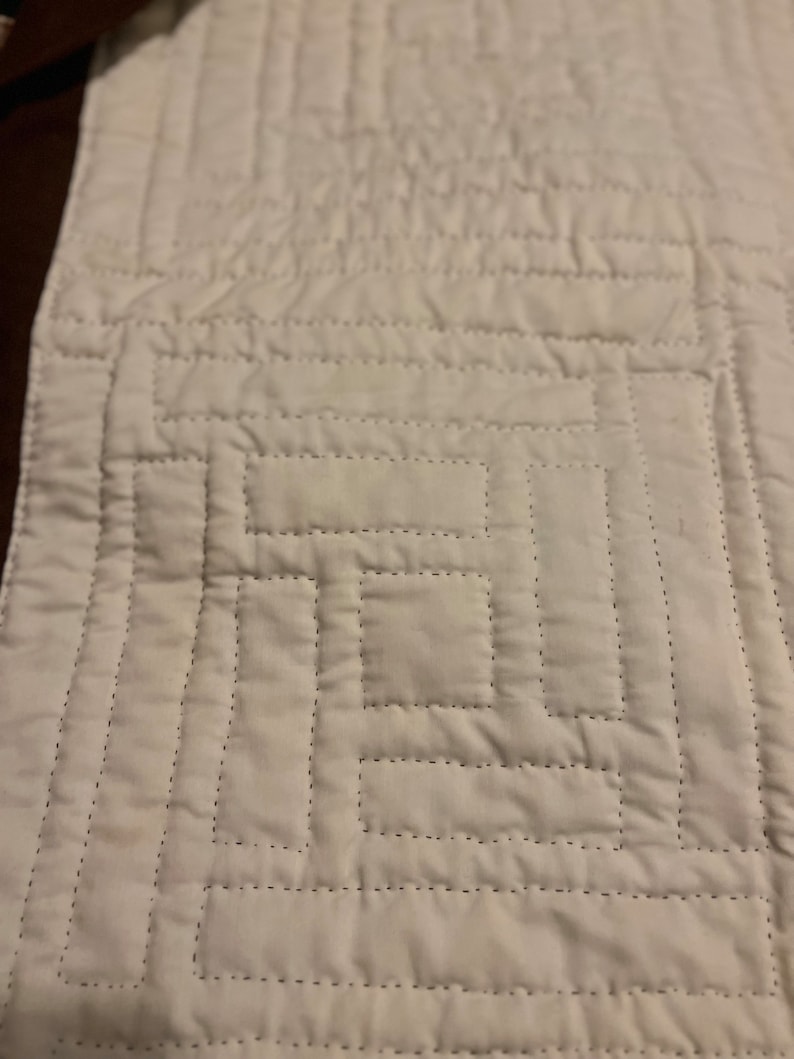 Wool Log Cabin Cutter Quilt Block - Etsy