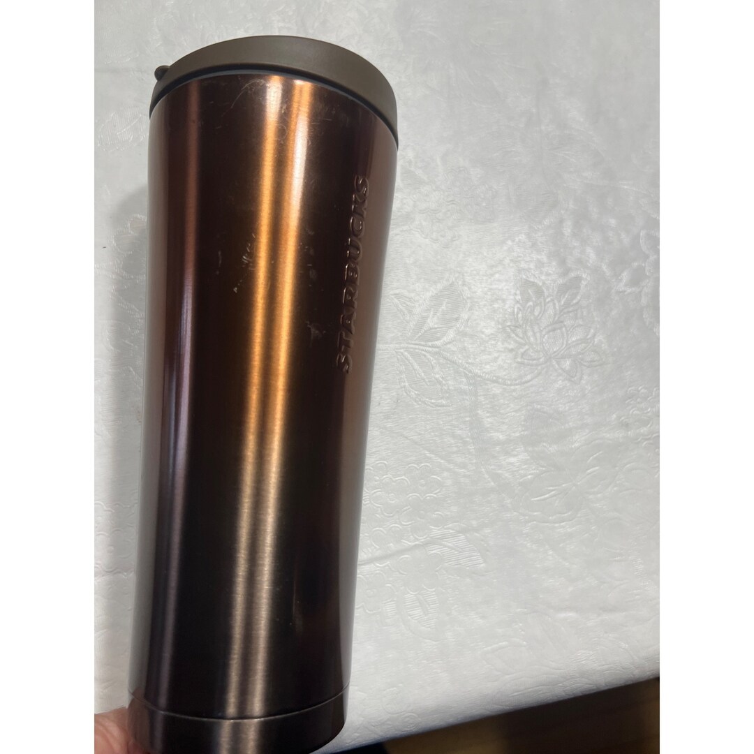 Starbucks Copper Color Insulated Thermos With Lid 2018poss - Etsy