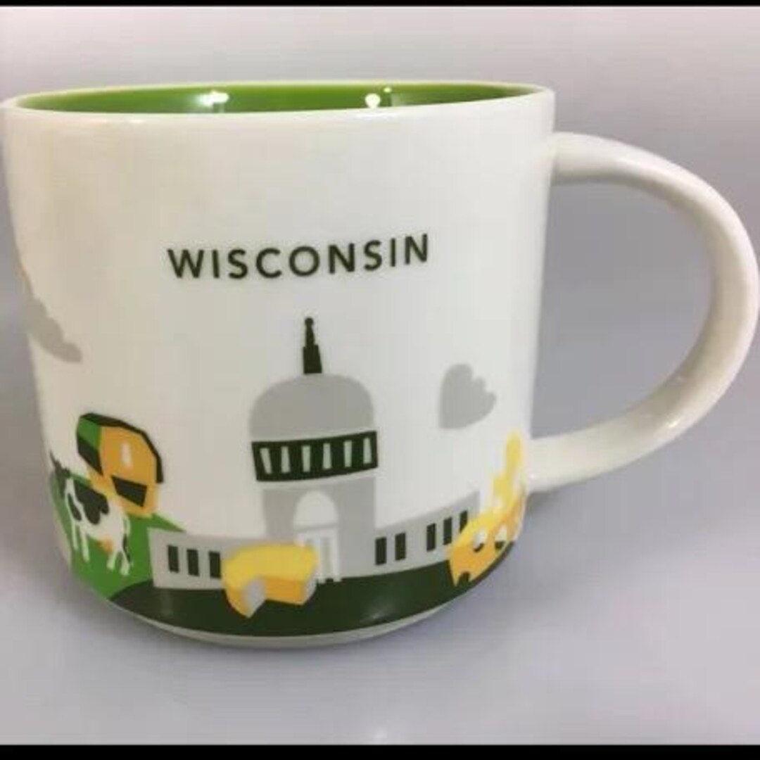 Wisconsin Starbucks You Are Here Collection 2015 Coffee Mug Cup - Etsy