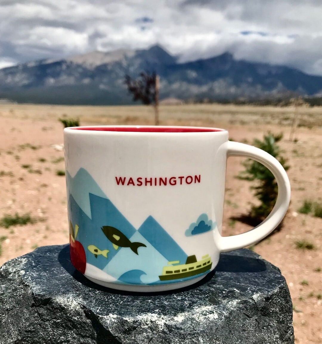 Washington State Starbucks Washington Coffee Mug You Are Here USA ...