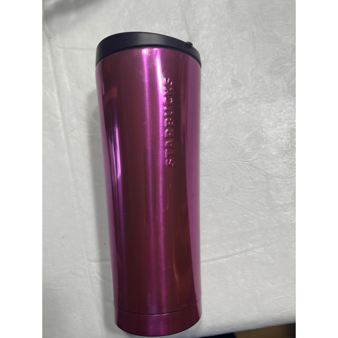 Starbucks Magenta Berry Pink Purple Stainless Steel Travel Tumbler Mug ...
