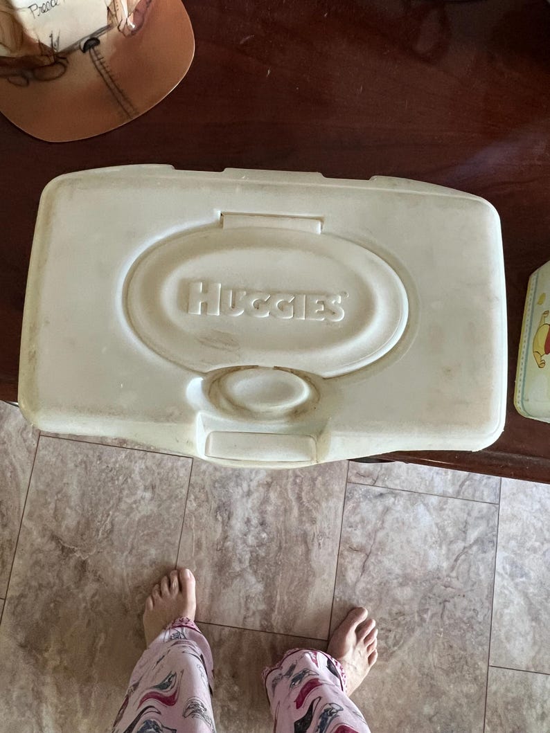 Huggies Baby Wipes EMPTY Pop up Container Tub Winnie Pooh Piglet ...